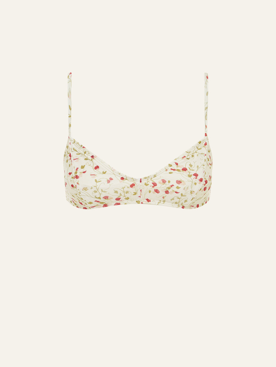 Piped Bralette – peony USA